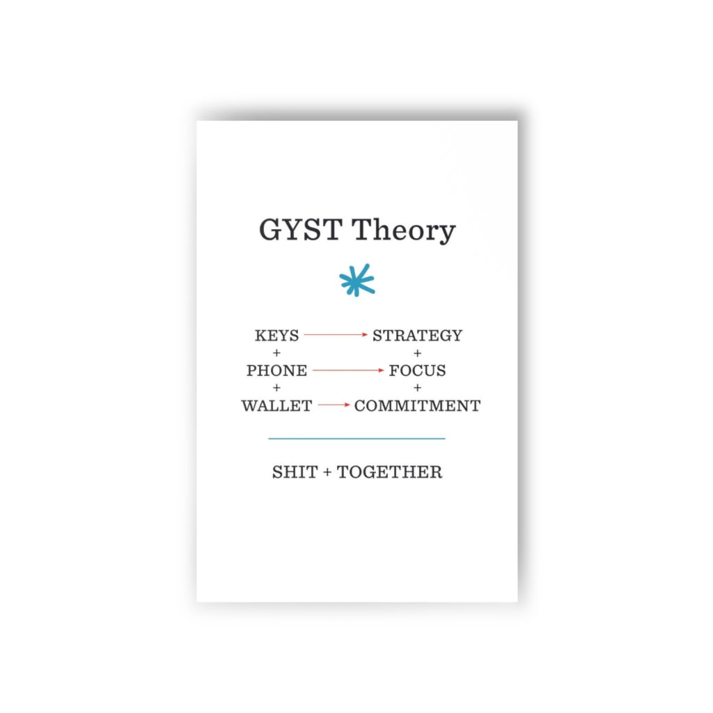 GYST Theory Postcards (10pcs) – No F*cks Given Online Store